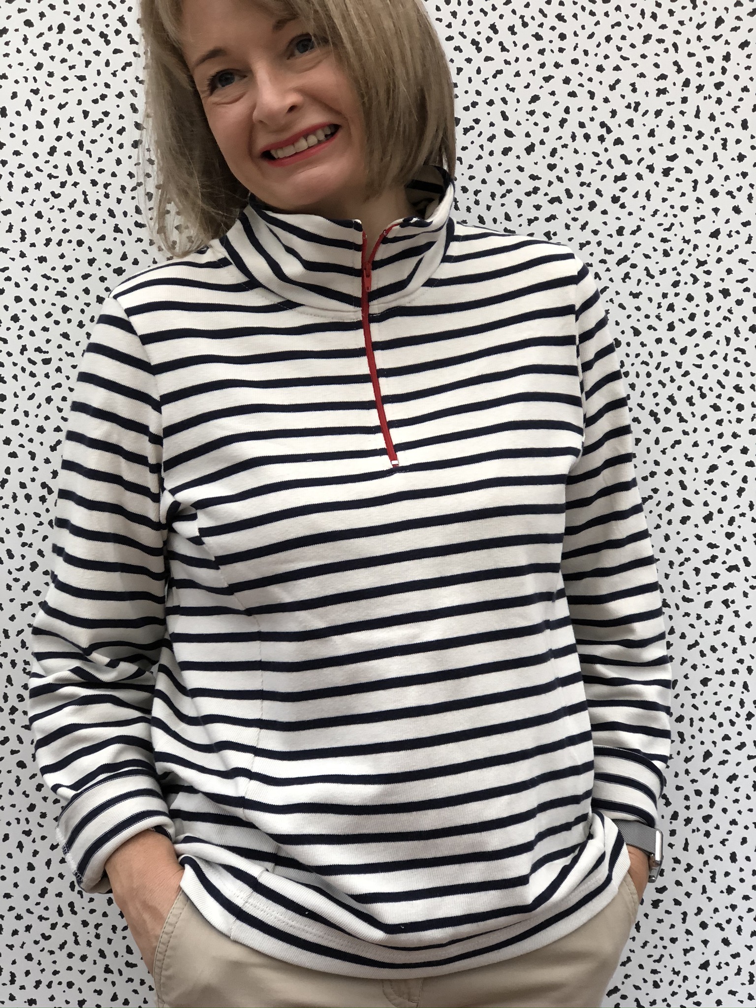 Pacific Half zip pullover. – Love, Lucie