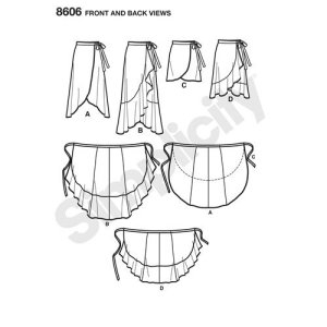 Simplicity 8606 Holiday skirt – Love, Lucie